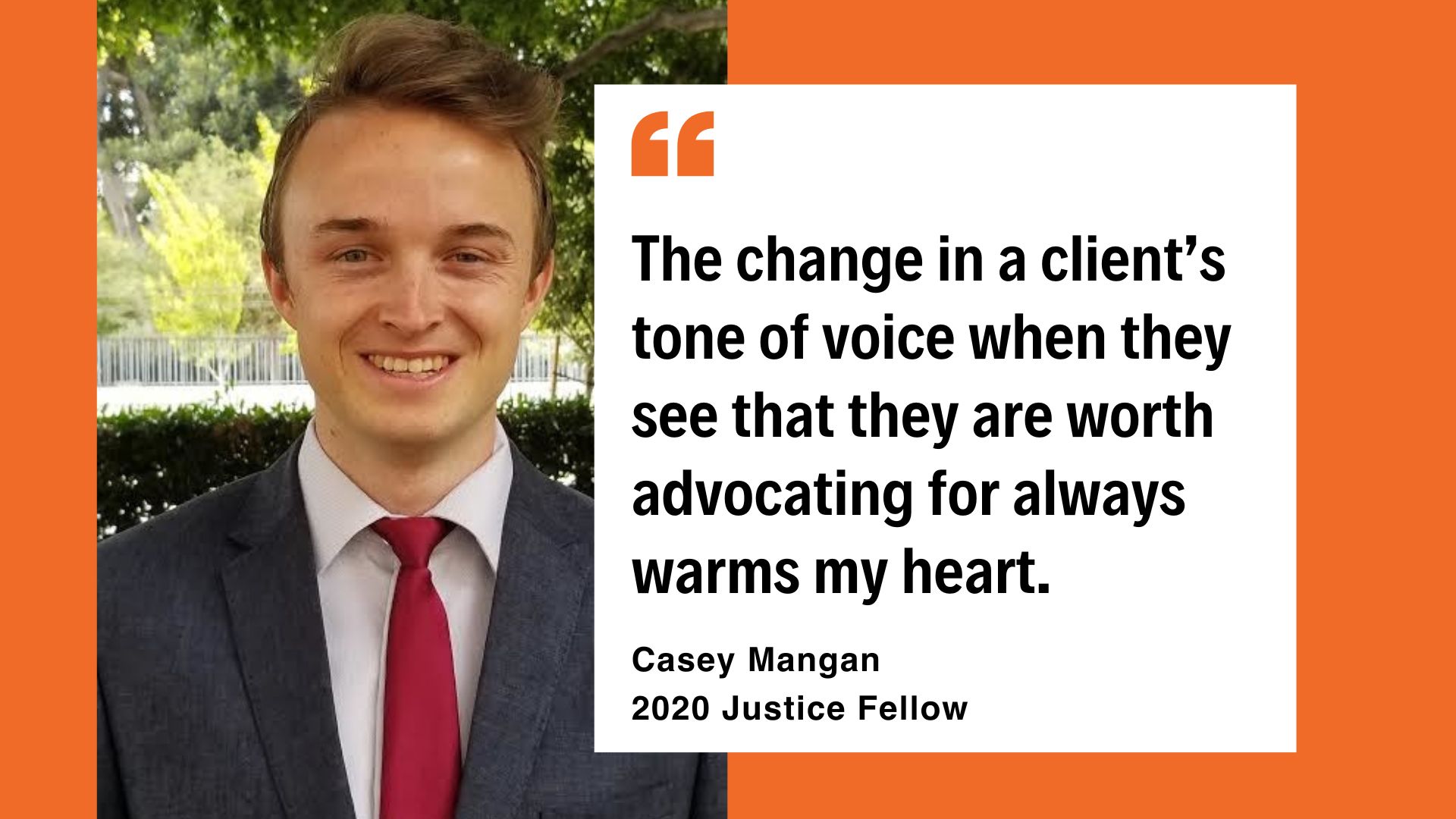 Fellow spotlight: Casey Mangan - Immigrant Justice Corps