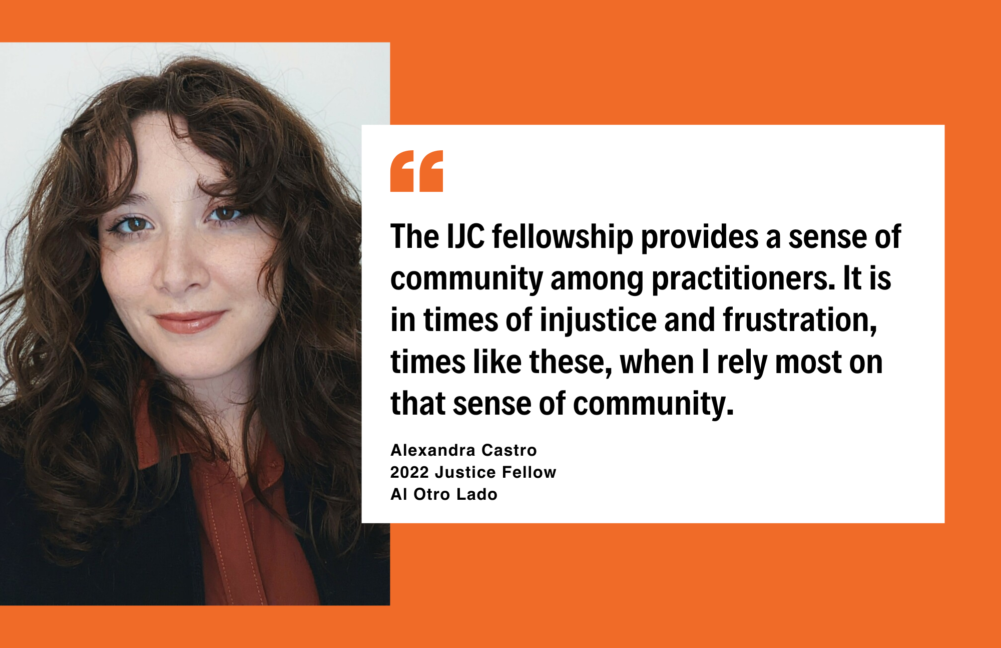 How Fellows make a difference - Alexandra Castro - Immigrant Justice Corps