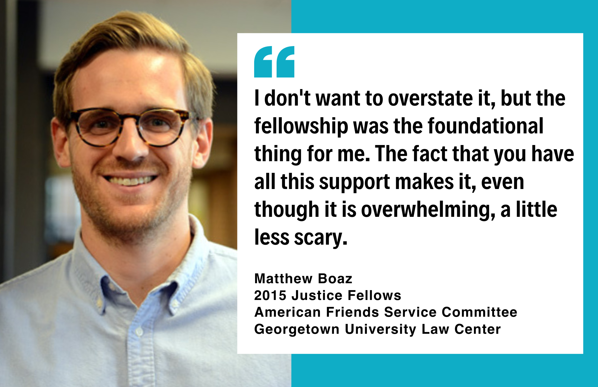 Where are they now?: Matthew Boaz - Immigrant Justice Corps